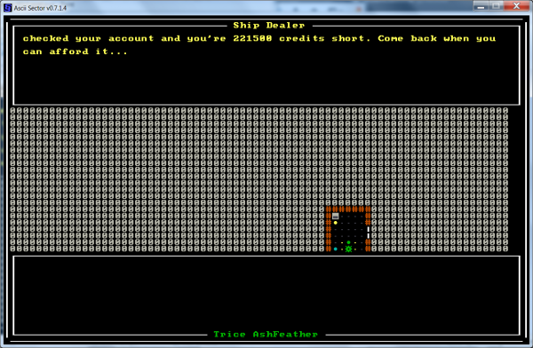 Roguelike Roulette [Spin 1, Slot 3a]: Ascii Sector | deninet.com